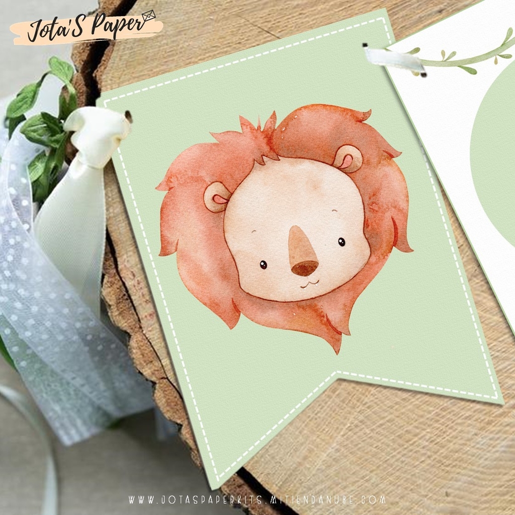 Kit Imprimible SELVA BEBE - Comprar en Jotas Paper Kits