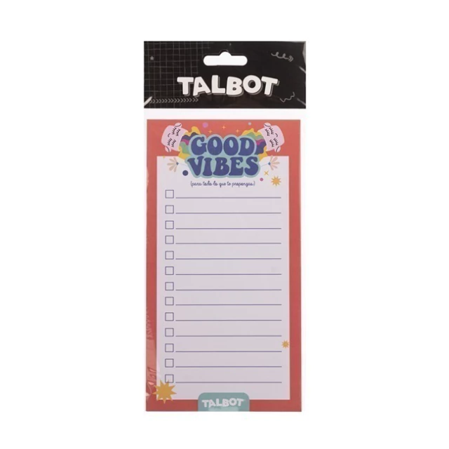 Checklist X 50H 20X1Ocm X 50H Good Vibes - Talbot