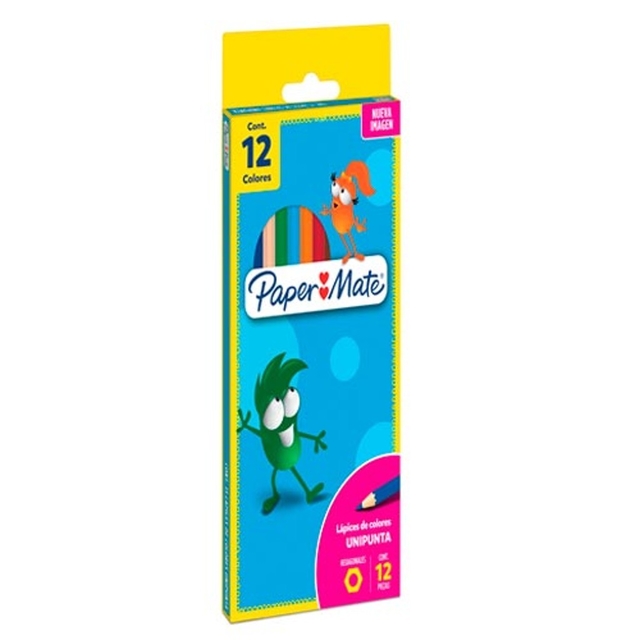 Lapices De Colores Paper Mate X 12 Colores Art. G10411