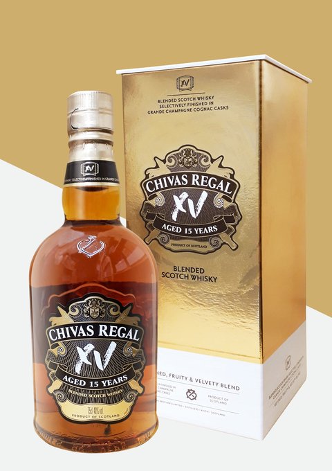 Whisky Chivas Regal 15 años 750 cc - Muñiz Vinoteca