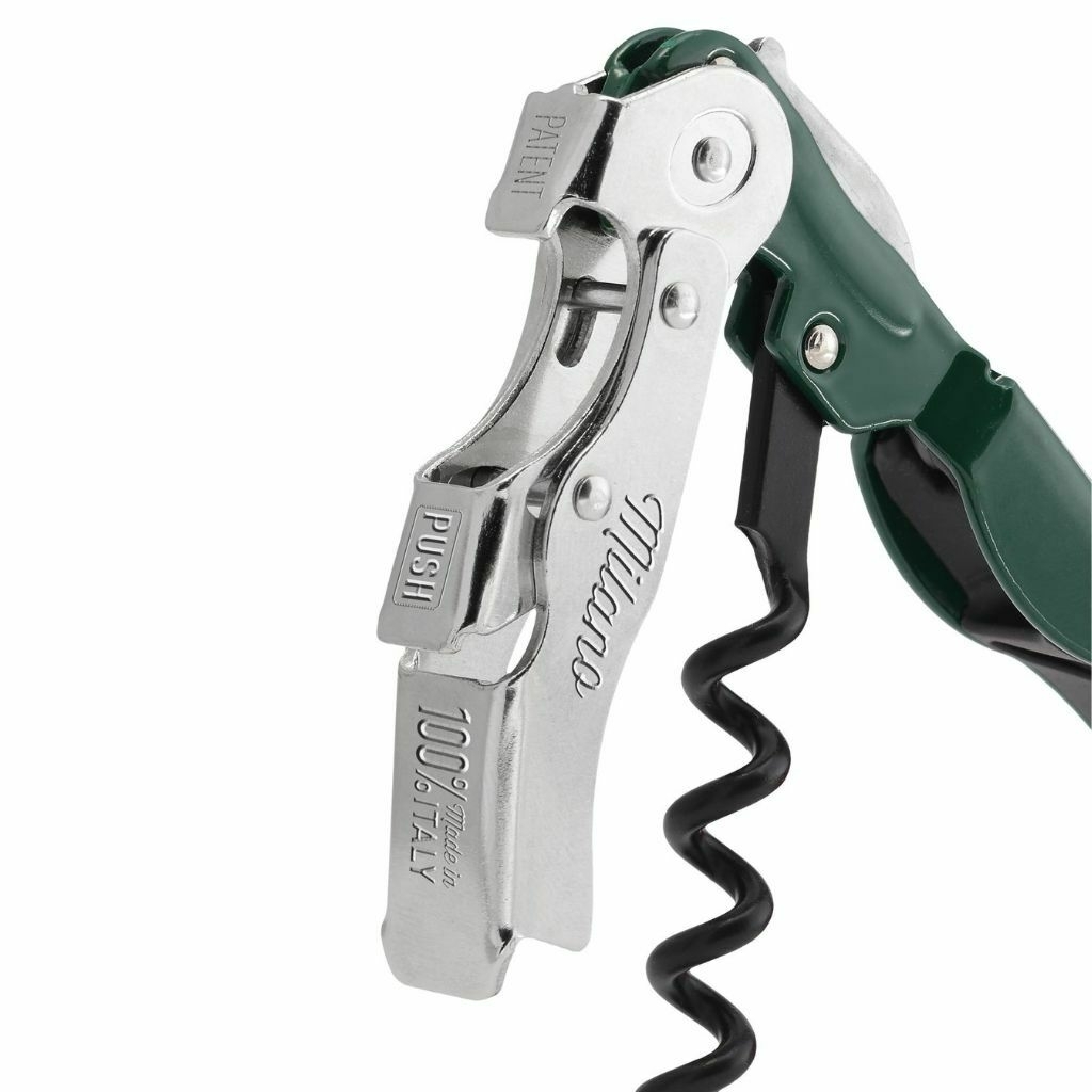 Sacacorchos Profesional de Dos Tiempos con Destapador Milano Plus Azul Claro MF60B2