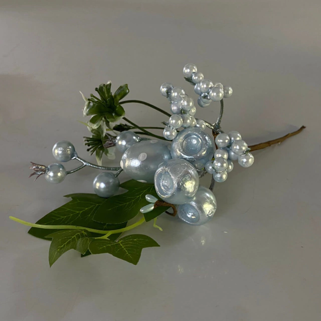 Haste Azul com Ovo de Páscoa 23 cm