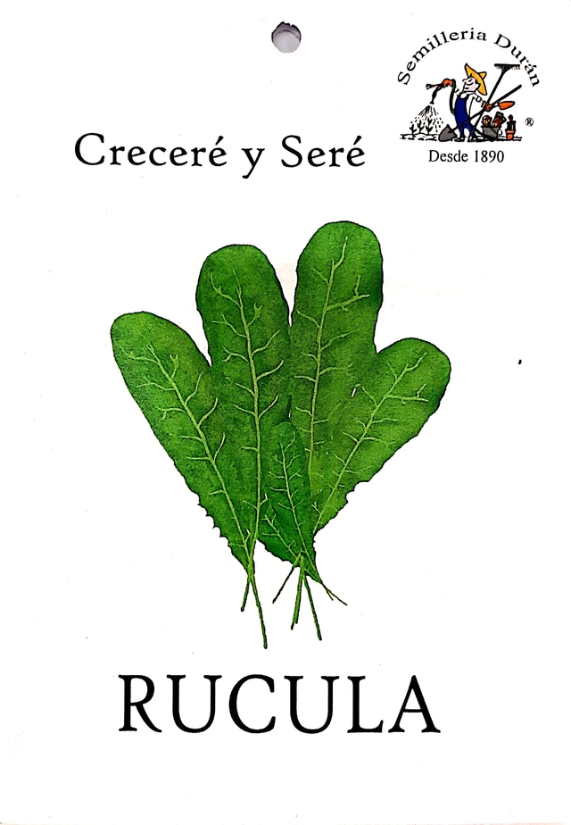 Sobre Semilla Huerta- Rúcula - Vivero Antoniucci