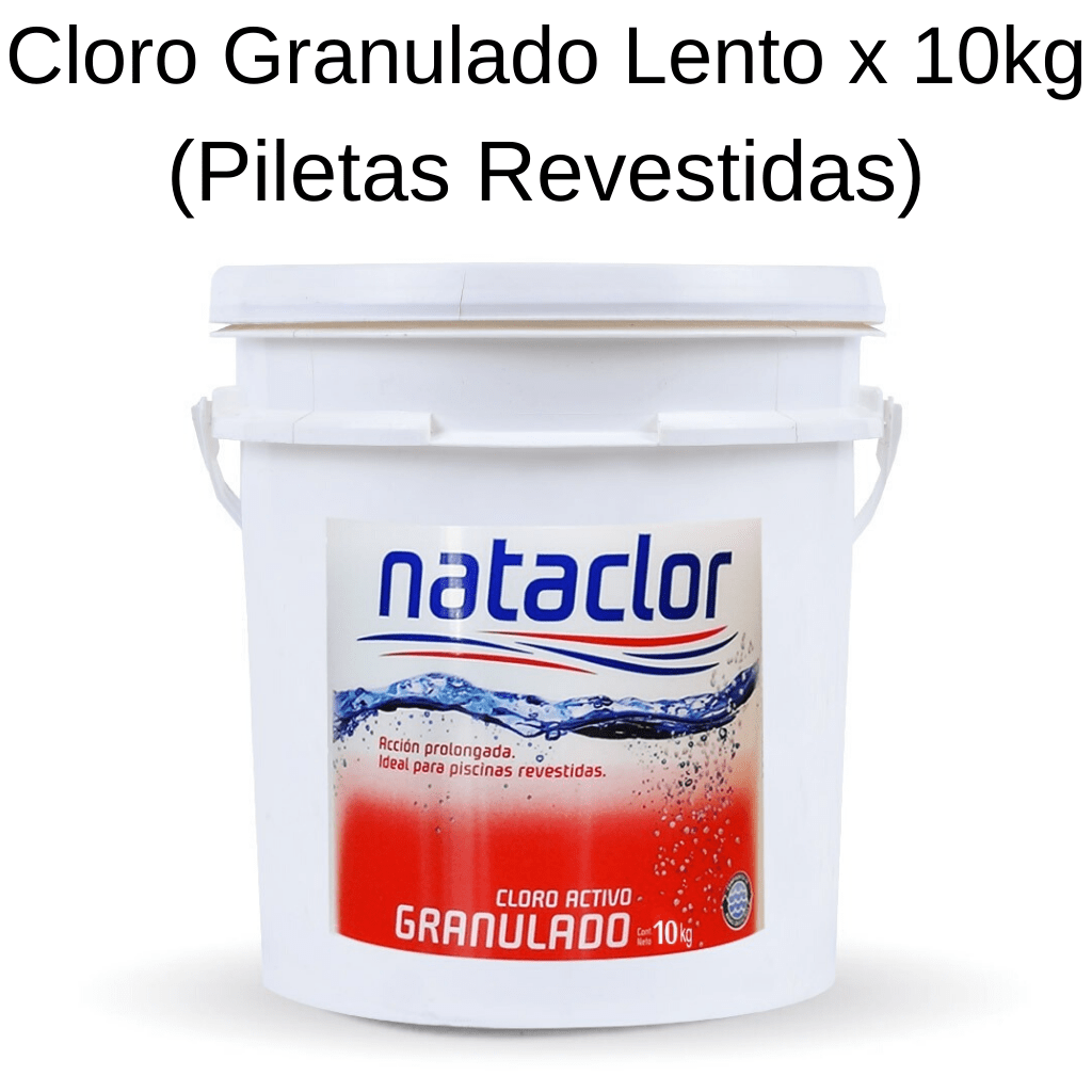 Cloro Granulado Nataclor x 10Kg Disolucion Lenta