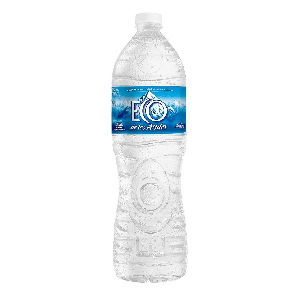 Agua Mineral Eco de los Andes x 2 litros