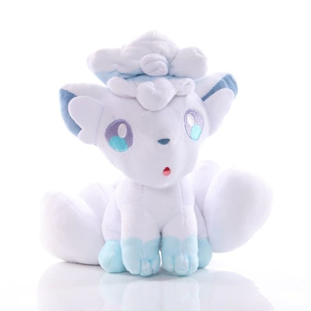 Pokémon de Pelúcia Ice Vulpix de Alola 20cm Pronta Entrega