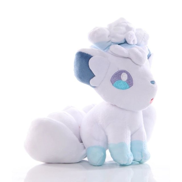 Pokémon de Pelúcia Ice Vulpix de Alola 20cm Pronta Entrega