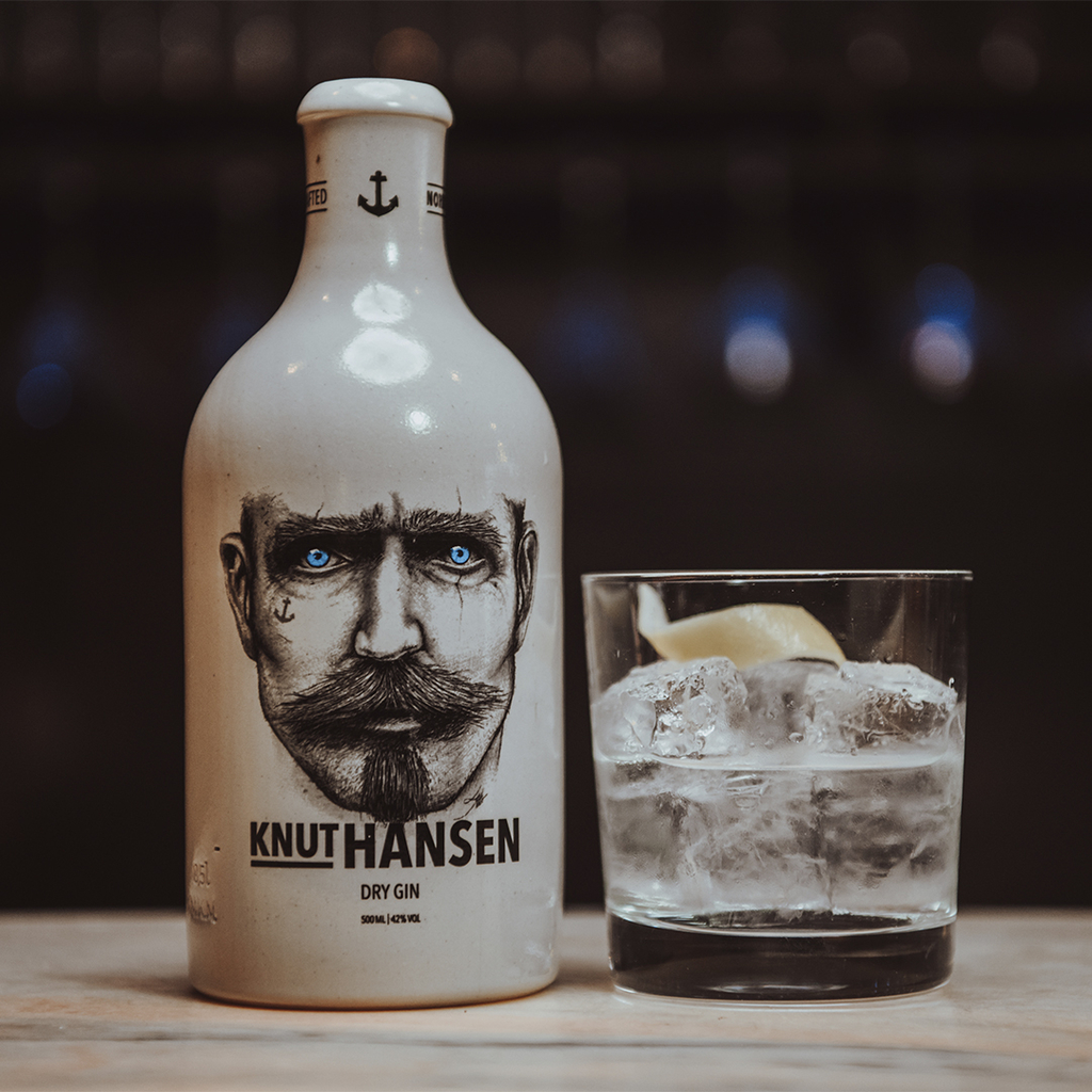KNUT HANSEN DRY GIN x 500ml - Comprar en Goodies