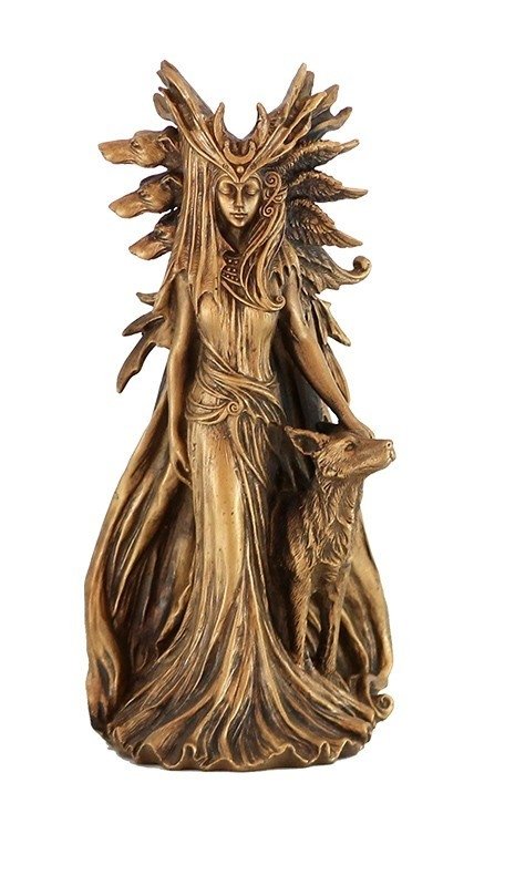 DEUSA HECATE 23CM (DOURADA) - Comprar em WiccaA