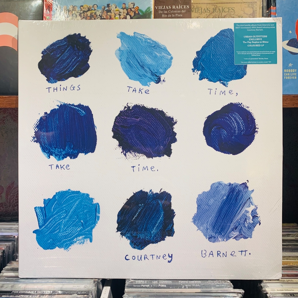 Courtney Barnett – Things Take Time, Take Time (2021) WHITE/BLUE URBAN ...