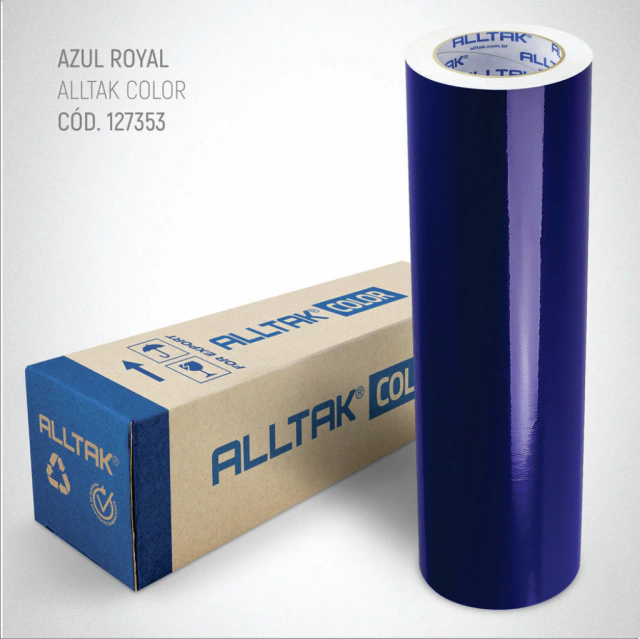 VINIL COLOR AZUL ROYAL 0,08 L1.0 - Art Comercial