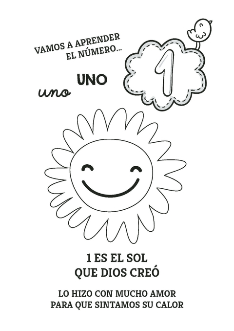 Libro Para Niños - Didáctico Para Pintar - Modelo Números