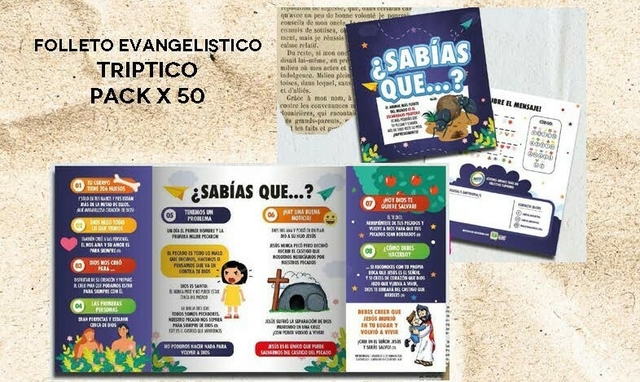 PACK FOLLETOS / TRIPTICO X 50 - Santa Fe Editores