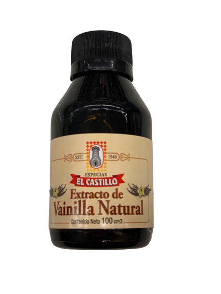 EXTRACTO DE VAINILLA NATURAL 100ML EL CASTILLO