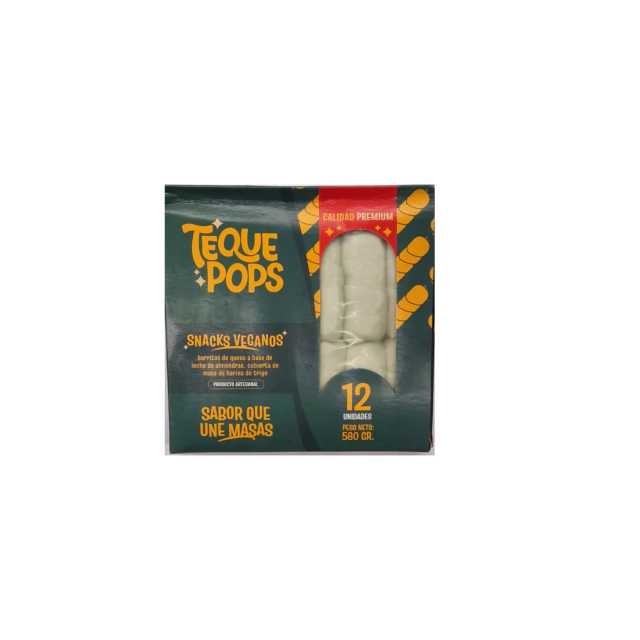 TEQUE POPS SNACKS VEGANOS x 12 UNIDADES
