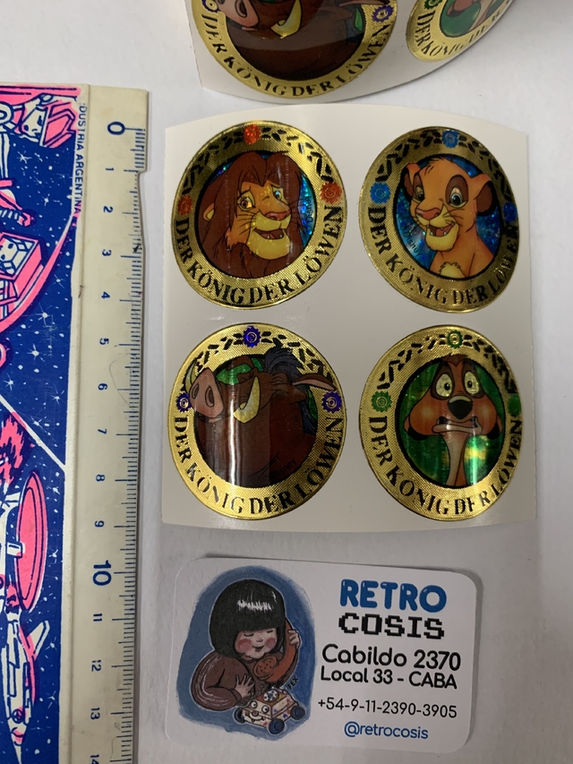 Sticker metálico Disney rey León - RETROCOSIS