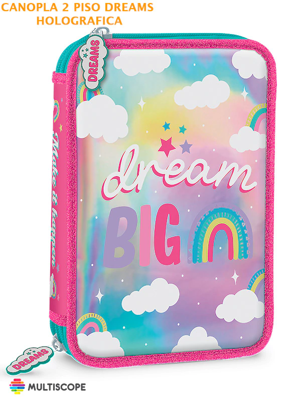 MULTISCOPE CANOPLA 2 PISO DREAMS PVC - HOLOGRAFICA