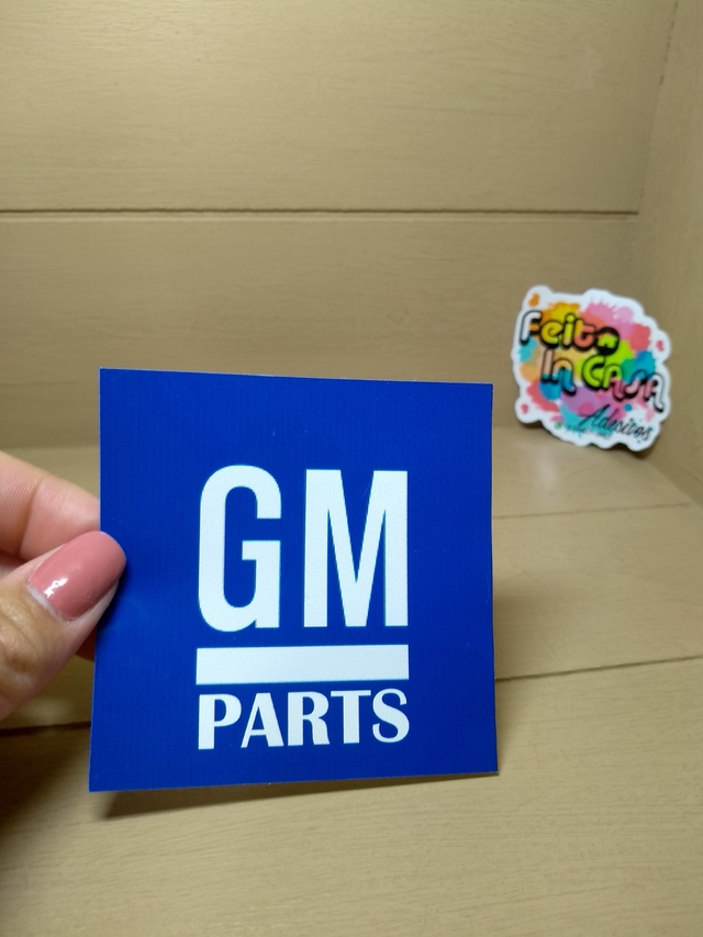 Adesivo GM Parts - Comprar em Feito in Casa Adesivos