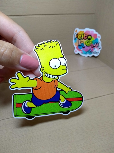 Adesivo Bart Simpson Skate - Feito in Casa Adesivos