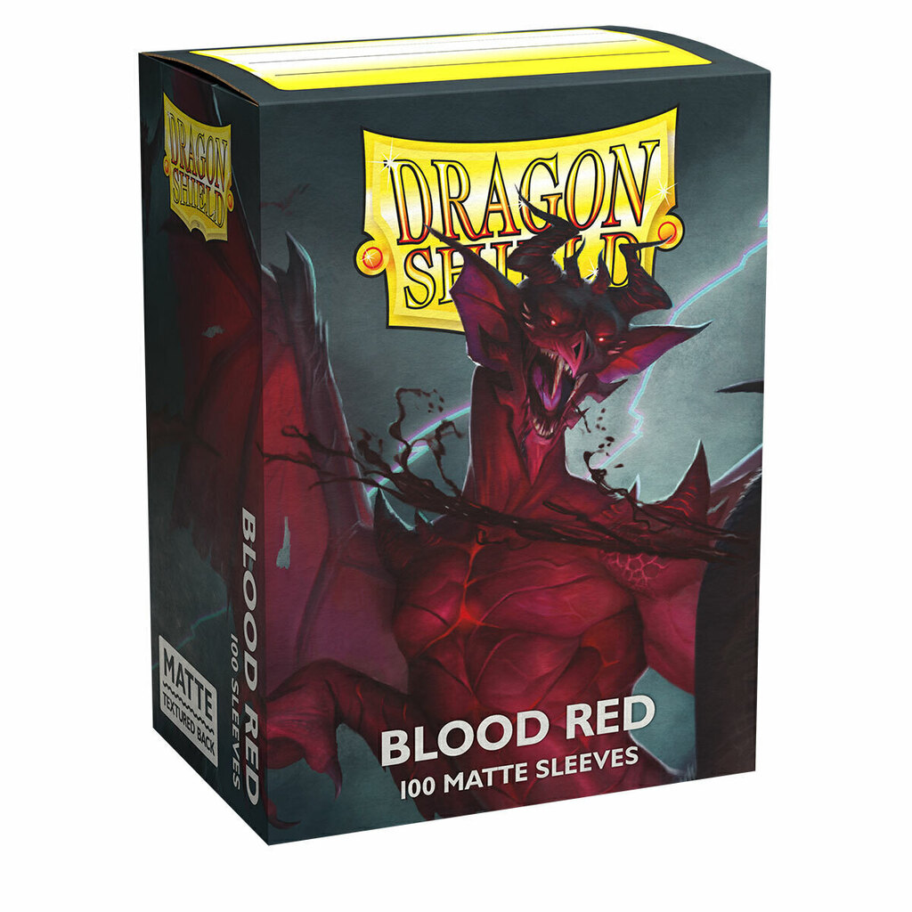 Dragon Shield - Matte Sleeves - Blood Red x100