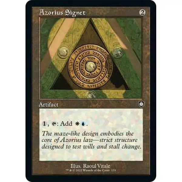 Azorius Signet (Retro Frame) - La Batikueva TCG Store