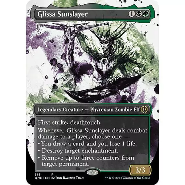 Glissa Sunslayer (Borderless) (Showcase)