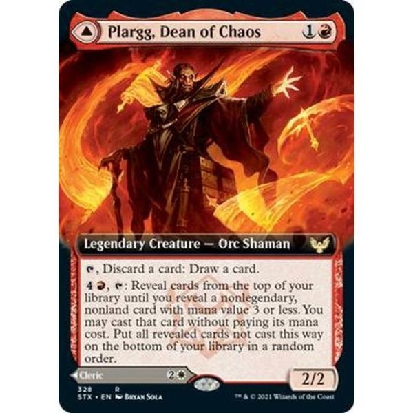Plargg, Dean of Chaos / Augusta, Dean of Order (Extended Art)