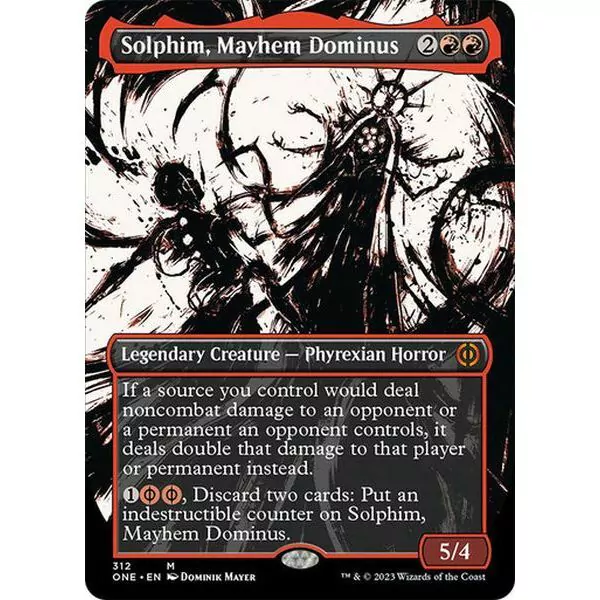 Solphim, Mayhem Dominus (Borderless) (Showcase)