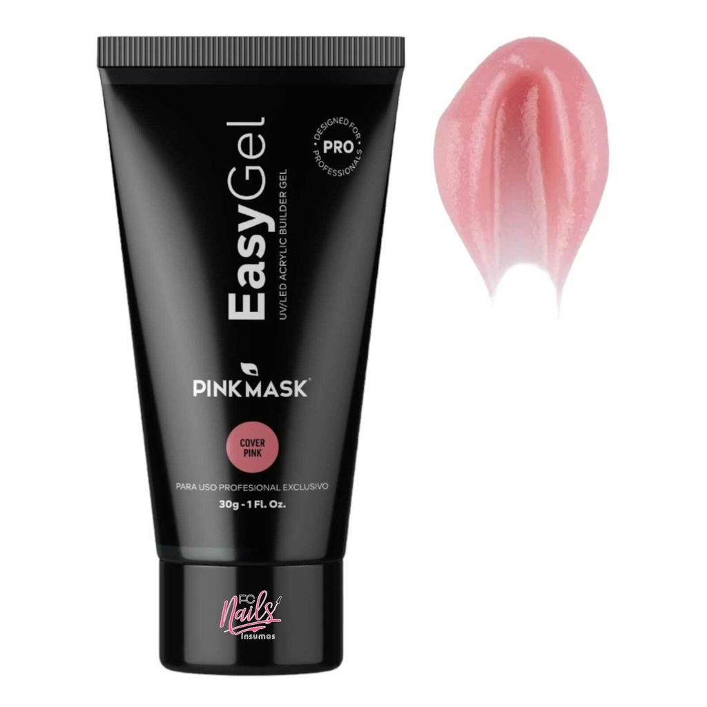 Easy Gel 30 g. Polygel PINK MASK - FC Nails Insumos