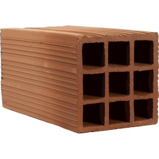 Ladrillo hueco 12 x 18 x 33 (9 tubos)