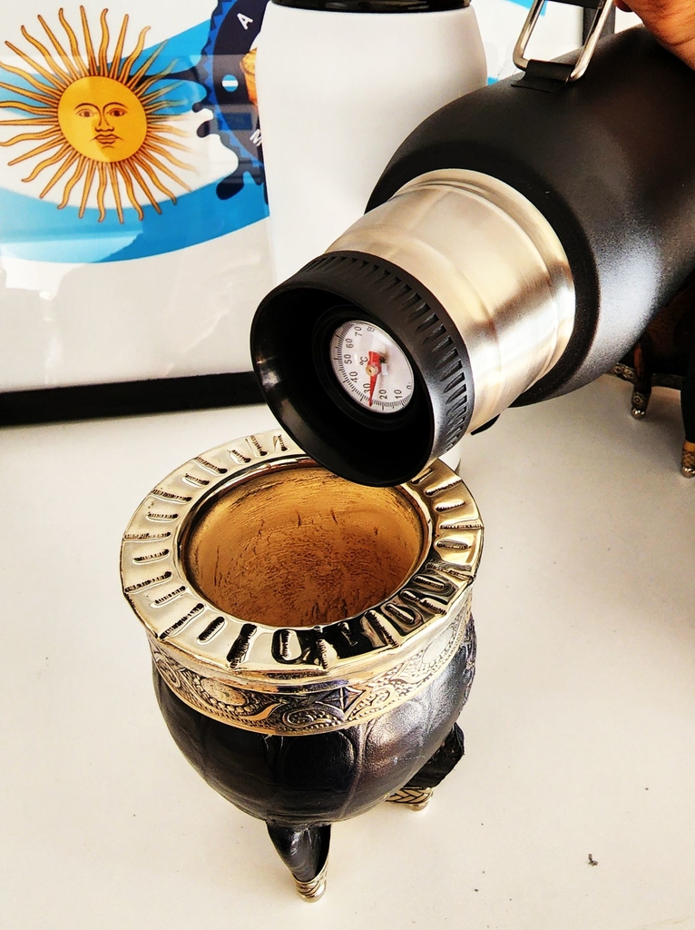 Termo Statos con medidor de temperatura - Arte Mates