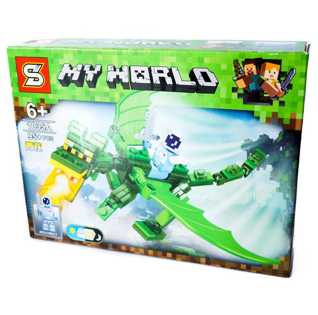 Simil LEGO MINECRAFT Dragon 95pcs - GREEN GOBLIN STORE