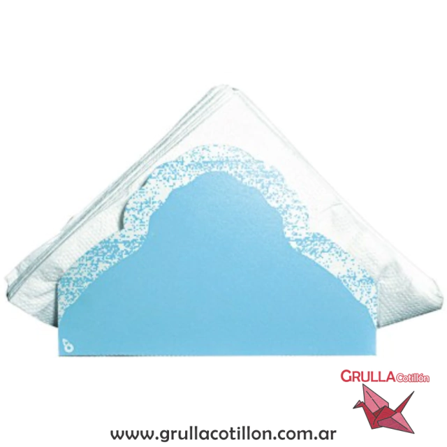 SERVILLETERO CELESTE PASTEL - GRULLA COTILLÓN