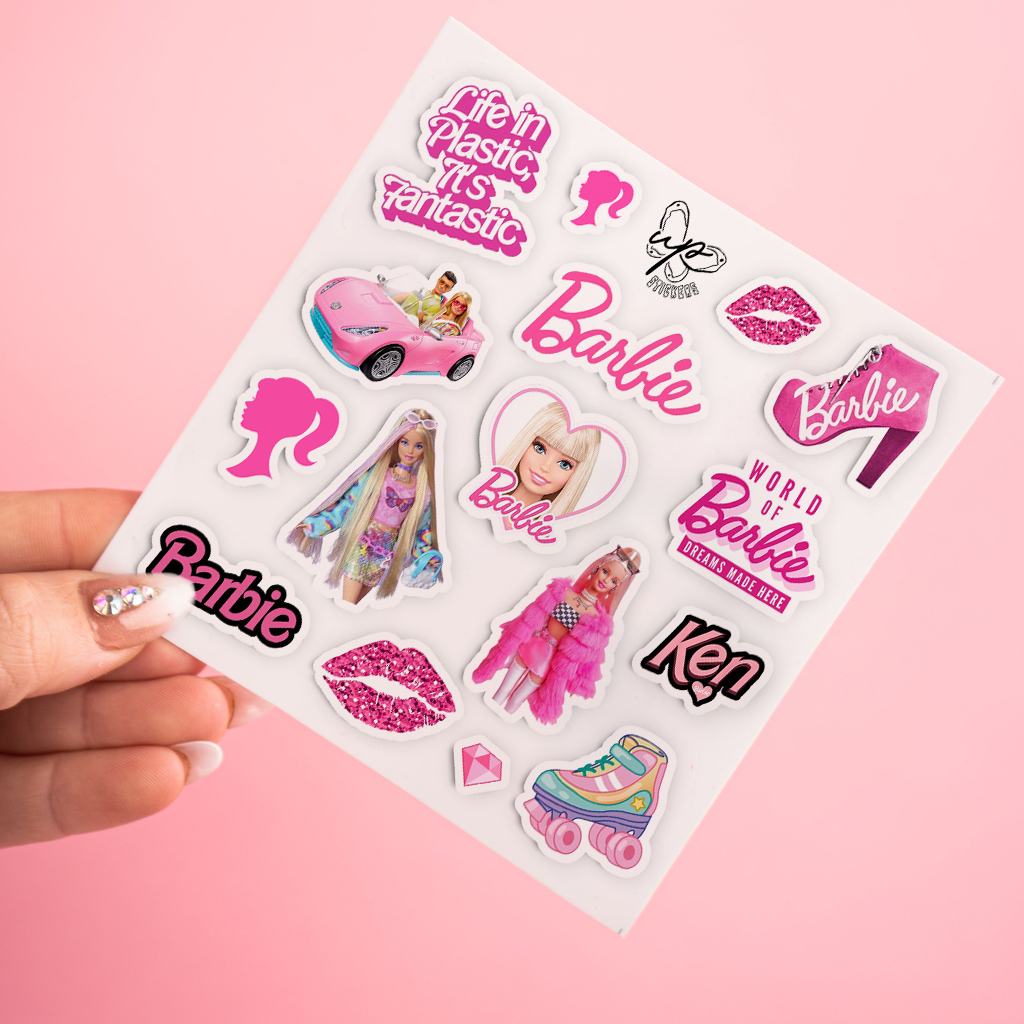 Plancha de Stickers BARBIE - Comprar en bla accesorios