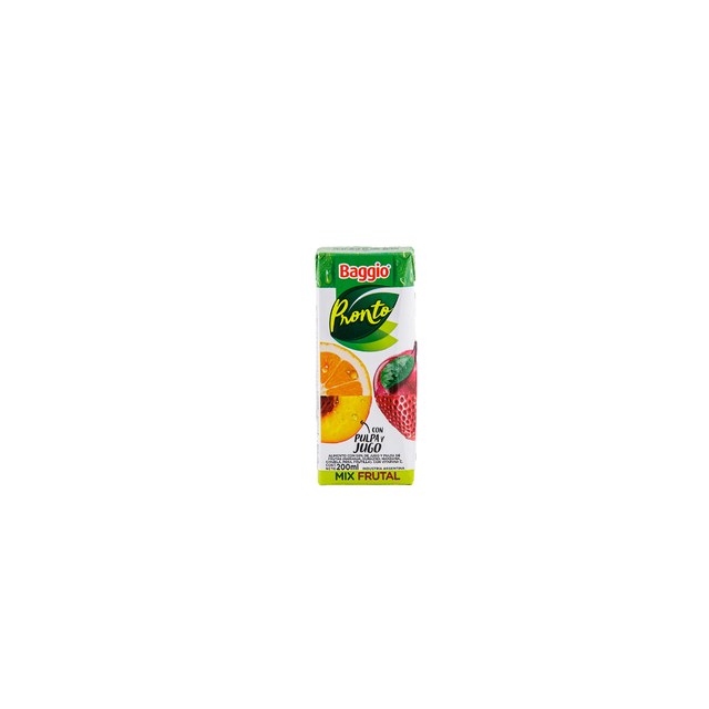 BAGGIO PRONTO MIX FRUTAL 200ml - Bomboneria Royal