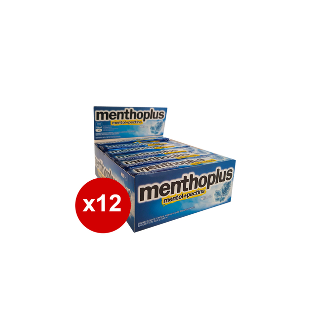 MENTHOPLUS MENTHOL 29.4g X 12u. - Bomboneria Royal