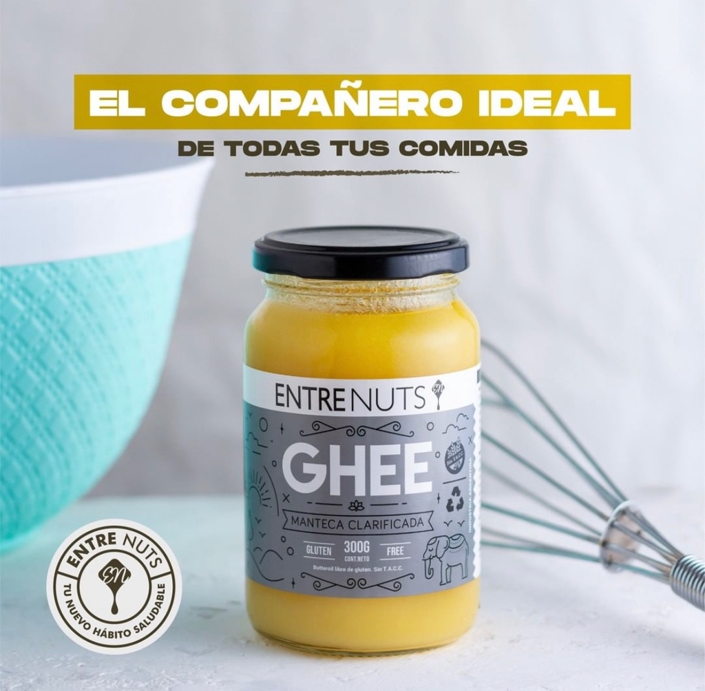 Manteca clarificada ghee sin tacc Entre Nuts