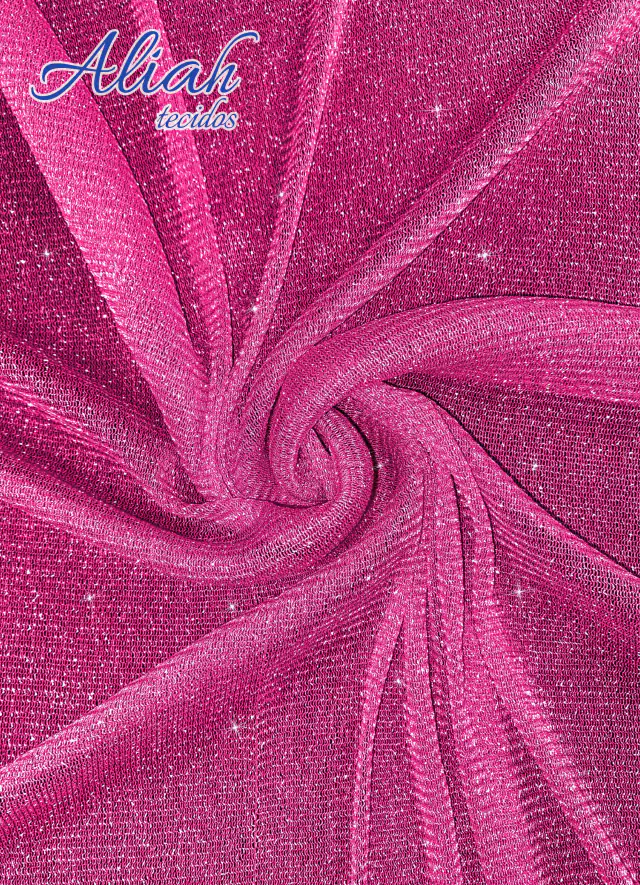 Tefcido de Malha Tule Shine.