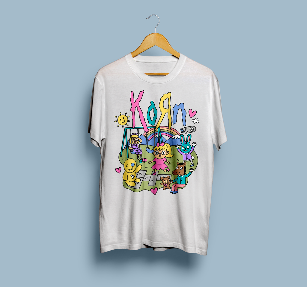 CAMISETA BANDA KORN CUTE - Comprar em Loja Vortex