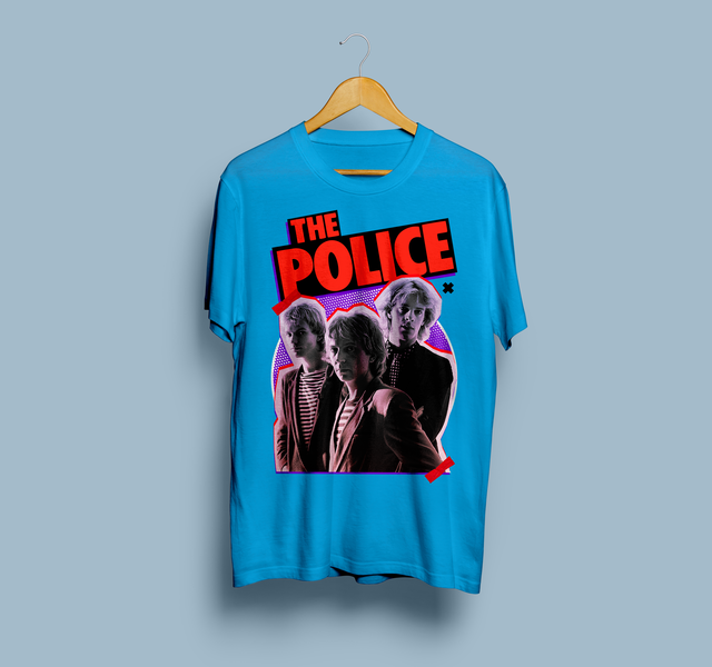 CAMISETA BANDA THE POLICE - Comprar em Loja Vortex