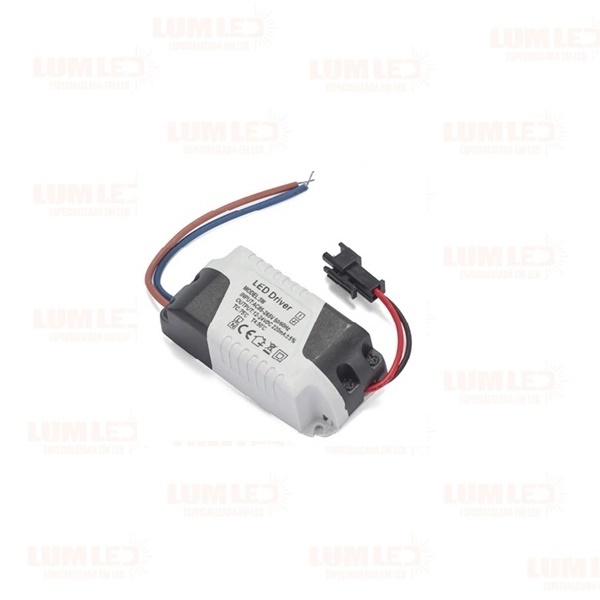 Reator Drive Fonte 3w Para Spot De Led Bivolt