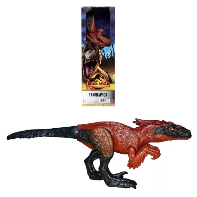 Jurassic World Dinosaurio Pyroraptor 25 cm Largo Mattel