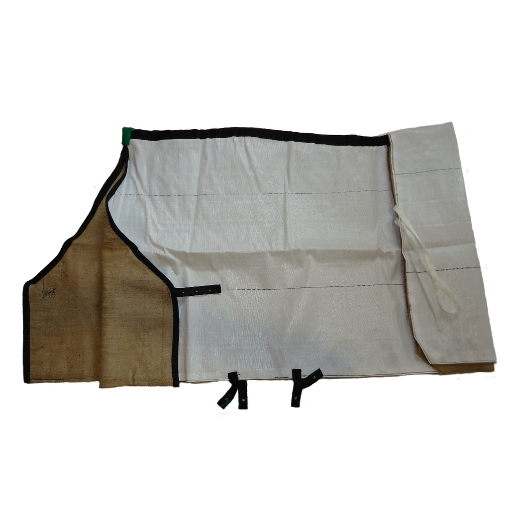 Manta rafia y arpillera - Tamara.B.Deporte Ecuestre