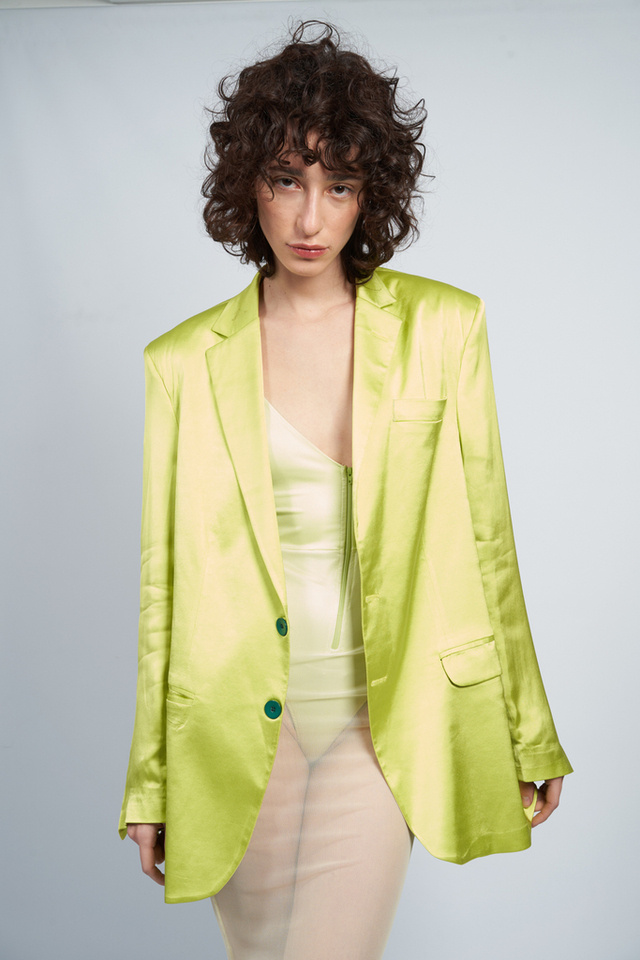 SACO CELINE SEDA LIMA - Comprar en Aloud