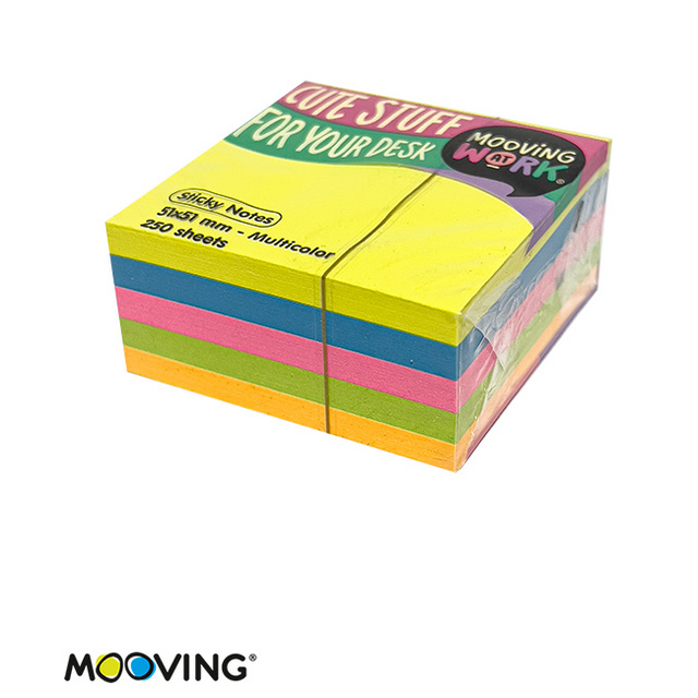 Sticky Notes Fluo Mooving - Maravilloso Mundo