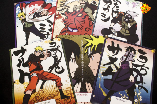 Separadores de Materias N°3 x6 - Naruto Shippuden