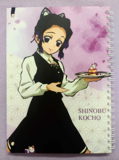 Cuaderno universitario Tapa Dura - Kimetsu no Yaiba - Shinobu - Rayado