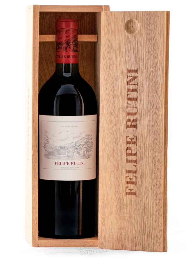 Vino Felipe Rutini 750 Ml año 2015 Con Estuche De Madera