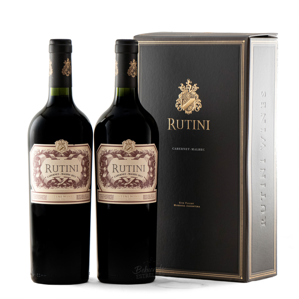 Estuche Rutini X 2 Cabernet-malbec 750 Ml