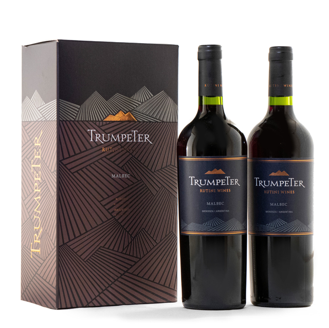 Vino Trumpeter En Estuche X2 750 Ml